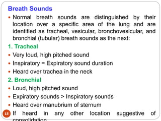 Assessment of respiratory system 2 | PPTX | Lung and Respiratory Health ...