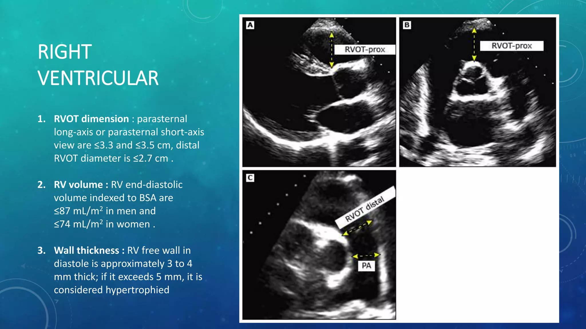 Assessment of rv function | PPTX