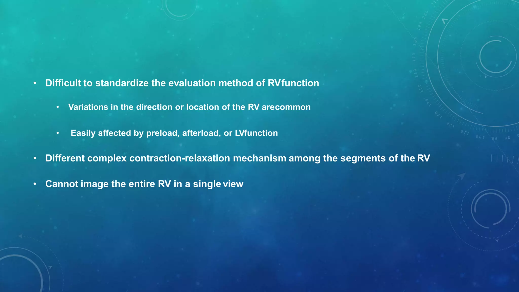 Assessment of rv function | PPTX