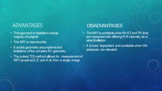 Assessment of rv function | PPTX