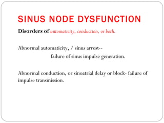 Assessment of sa node and av node dr.i tammi raju | PPT