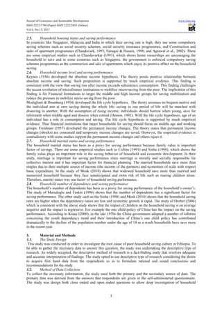 Assessment of saving culture among households in ethiopia | PDF