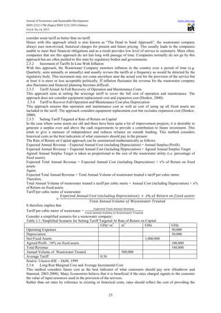 Assessment of sewerage tariff in accra | PDF