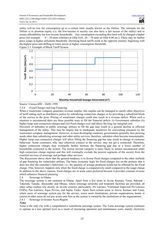 Assessment of sewerage tariff in accra | PDF