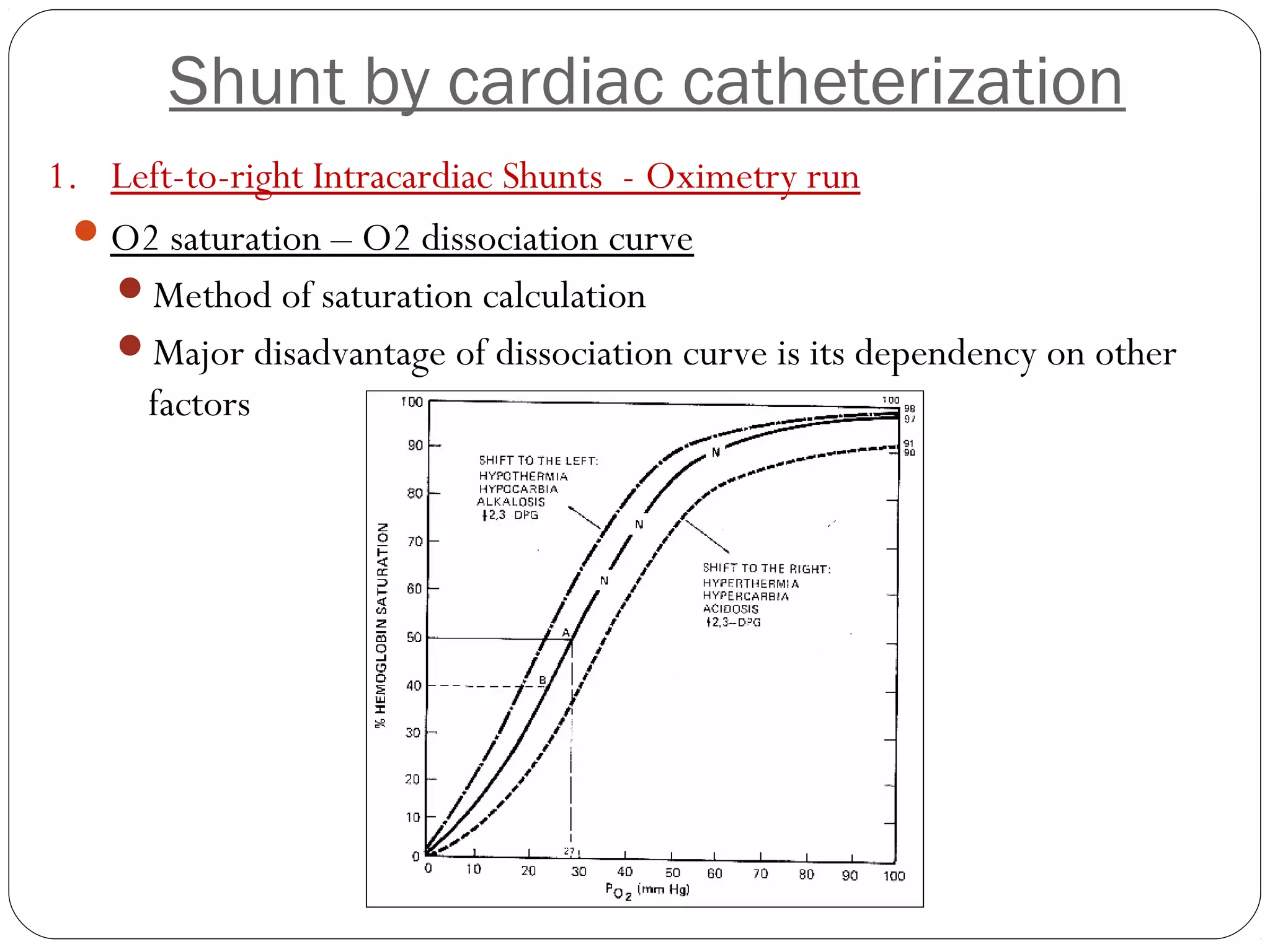 Assessment of shunt by cardiac catheterization | PPT