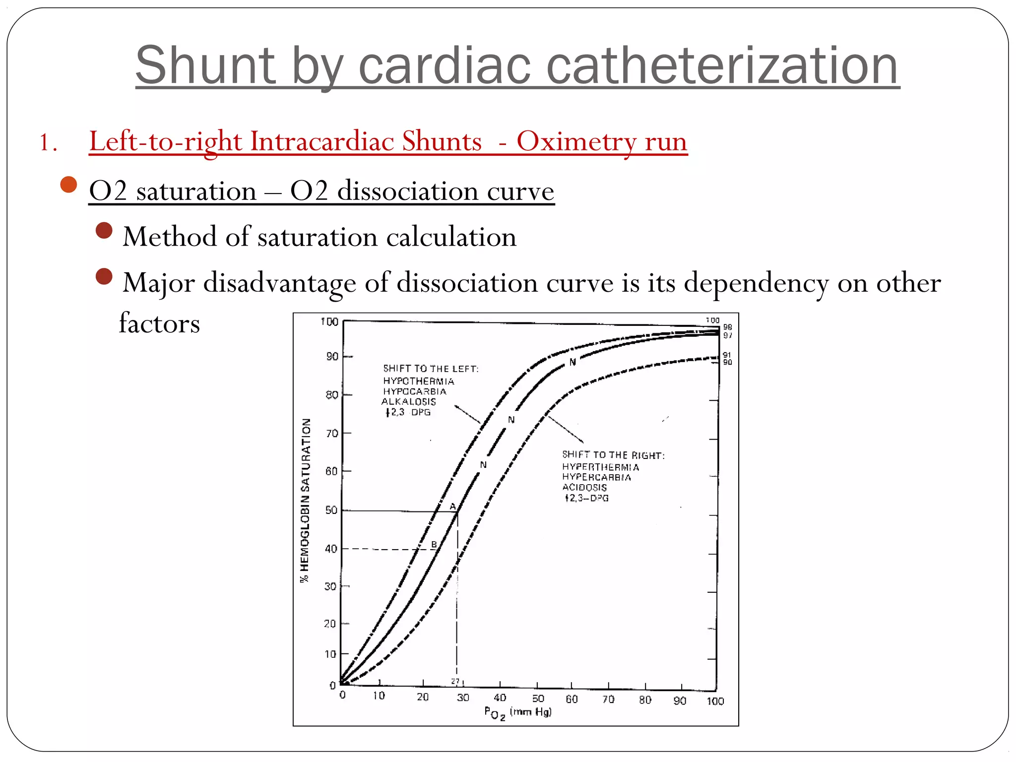 Assessment of shunt by cardiac catheterization | PPT