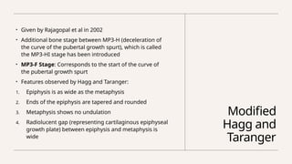 Assessment of skeletal age in Orthodontics | PPTX