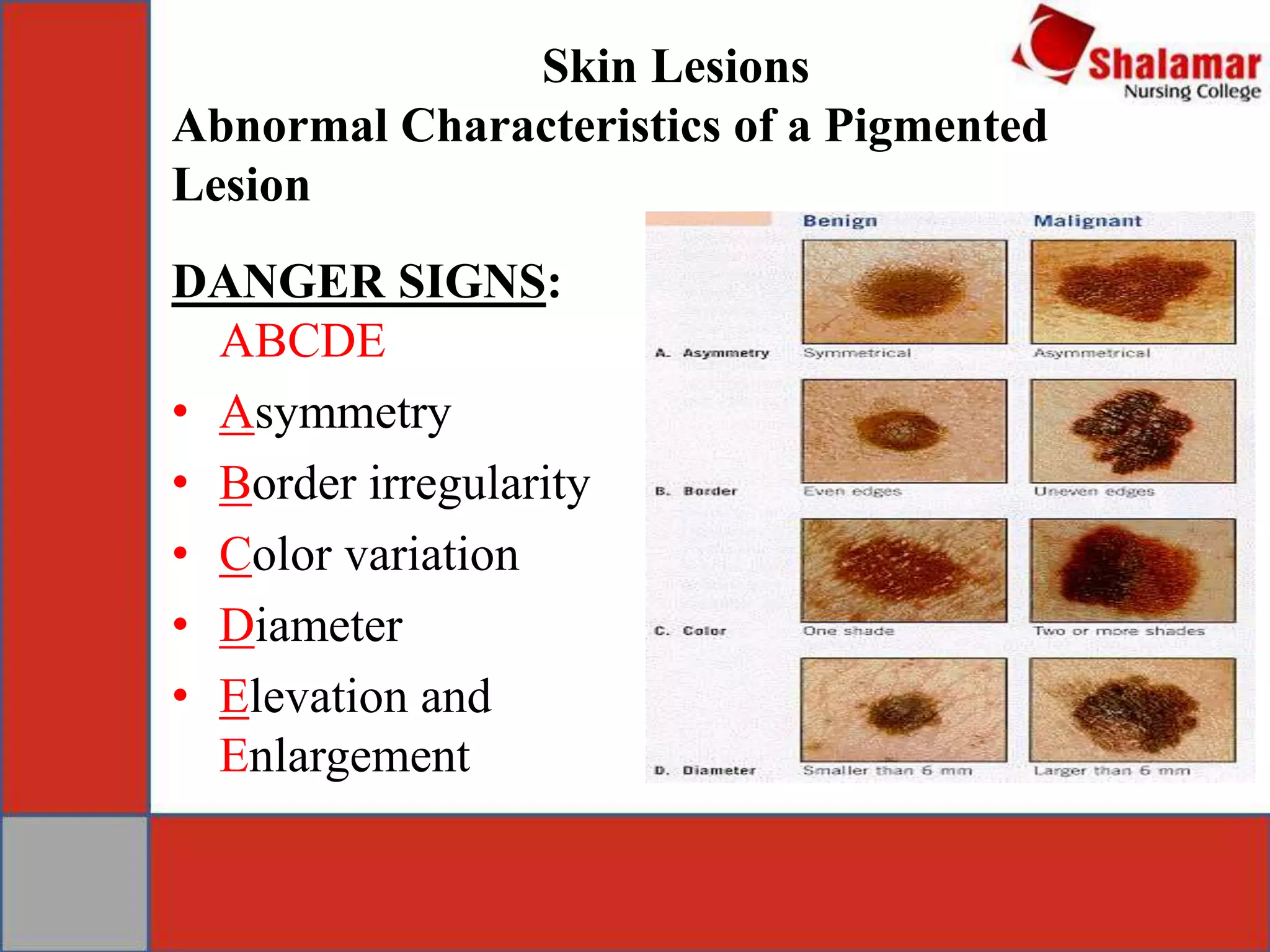 Assessment of Skin, Hairs & Nails. | PPTX