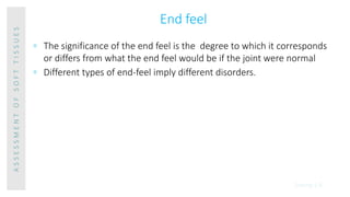 Assessment of contractile & inert tissues | PPTX
