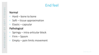 Assessment of contractile & inert tissues | PPTX