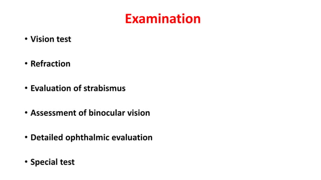Assessment of strabismus | PDF | Eye and Vision Conditions | Diseases ...