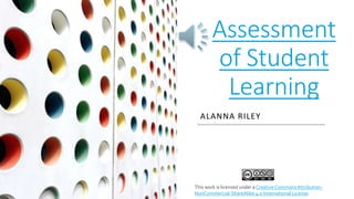 Assessment of student learning | PPSX