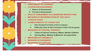 ASSESSMENT OF STUDENT LEARNING - REVIEWER.pptx