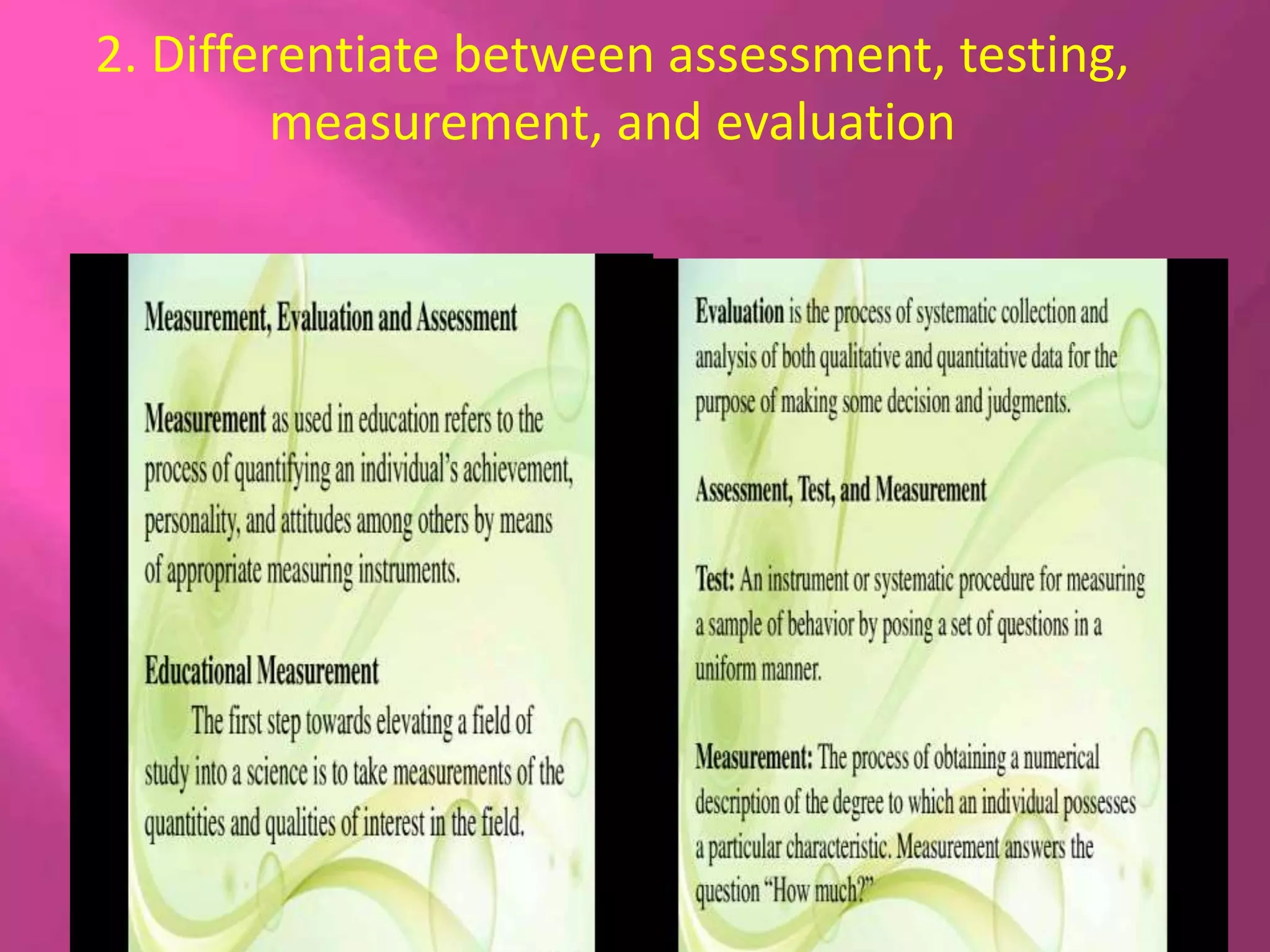 Assessment of student learning 1 | PPTX