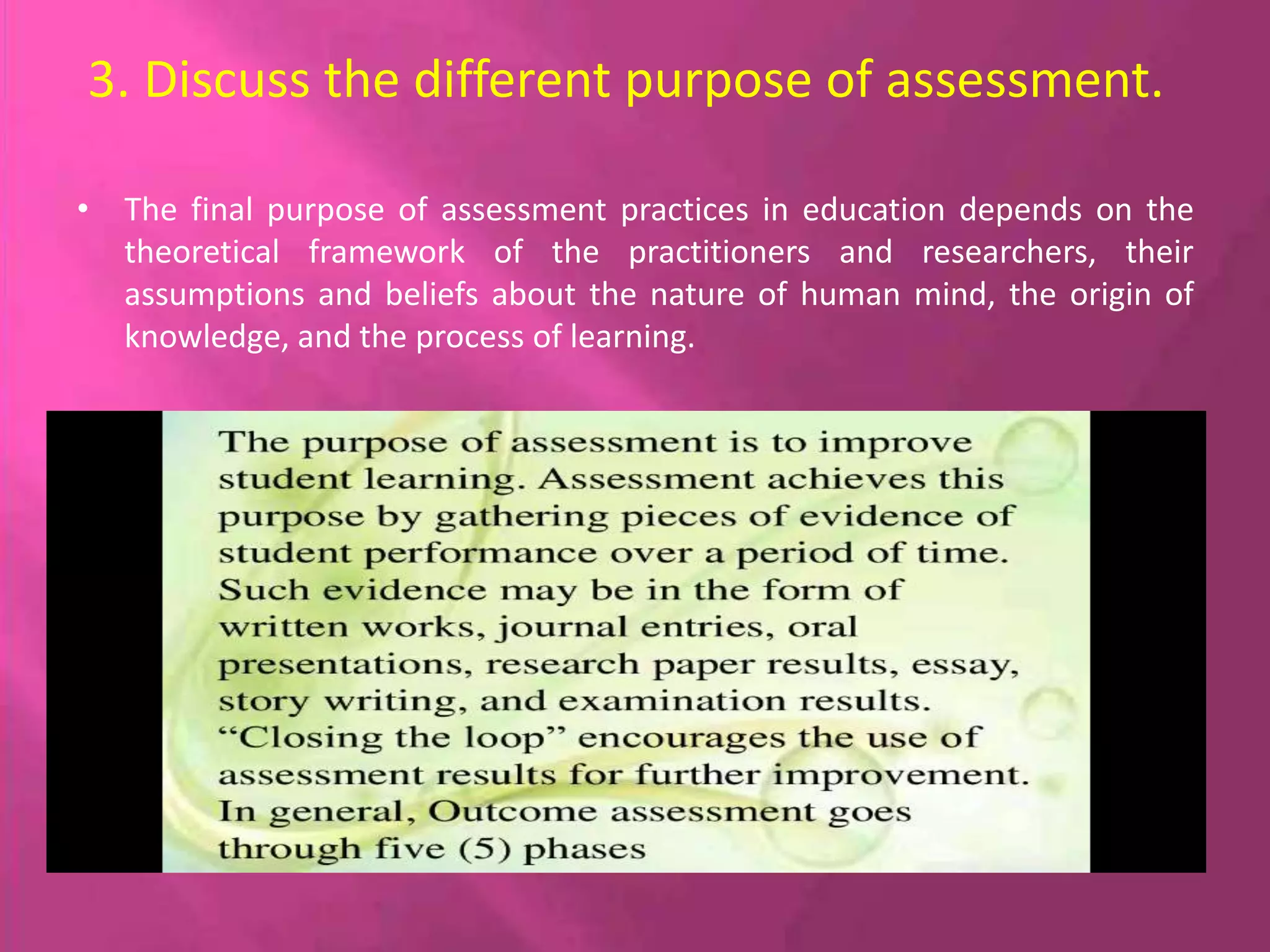 Assessment of student learning 1 | PPTX