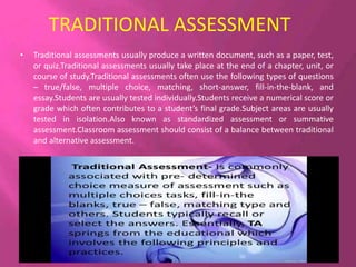 Assessment of student learning 1 | PPTX