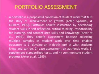 Assessment of student learning 1 | PPTX