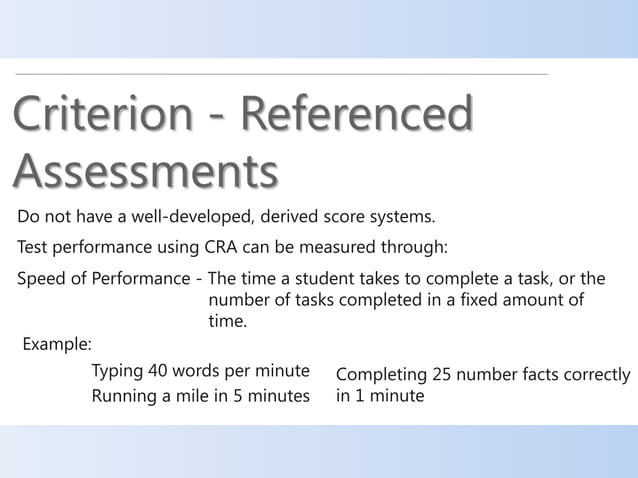 Norm-Referenced and Criterion-Referenced Interpretation | PPTX ...