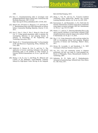 Assessment Of Subgrade Degradation Induced Mud Pumping At Railway Track ...