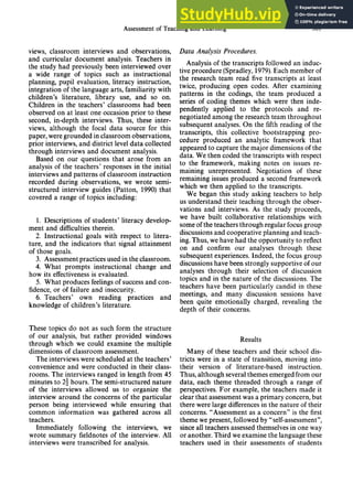 Assessment Of Teaching And Learning In Literature-Based Classrooms | PDF