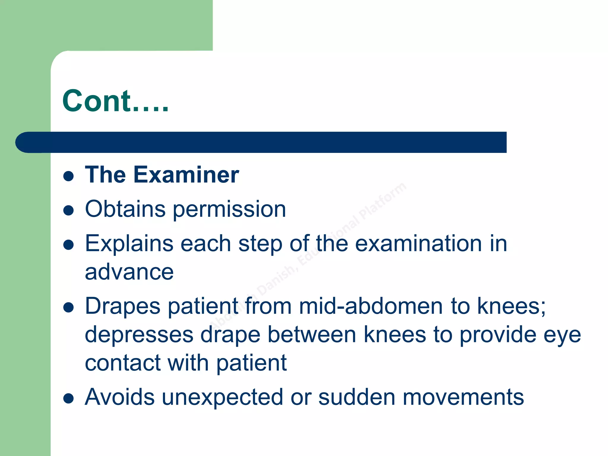 Assessment of the Breast, Axilla _ Genitalia, Educational Platform.pptx