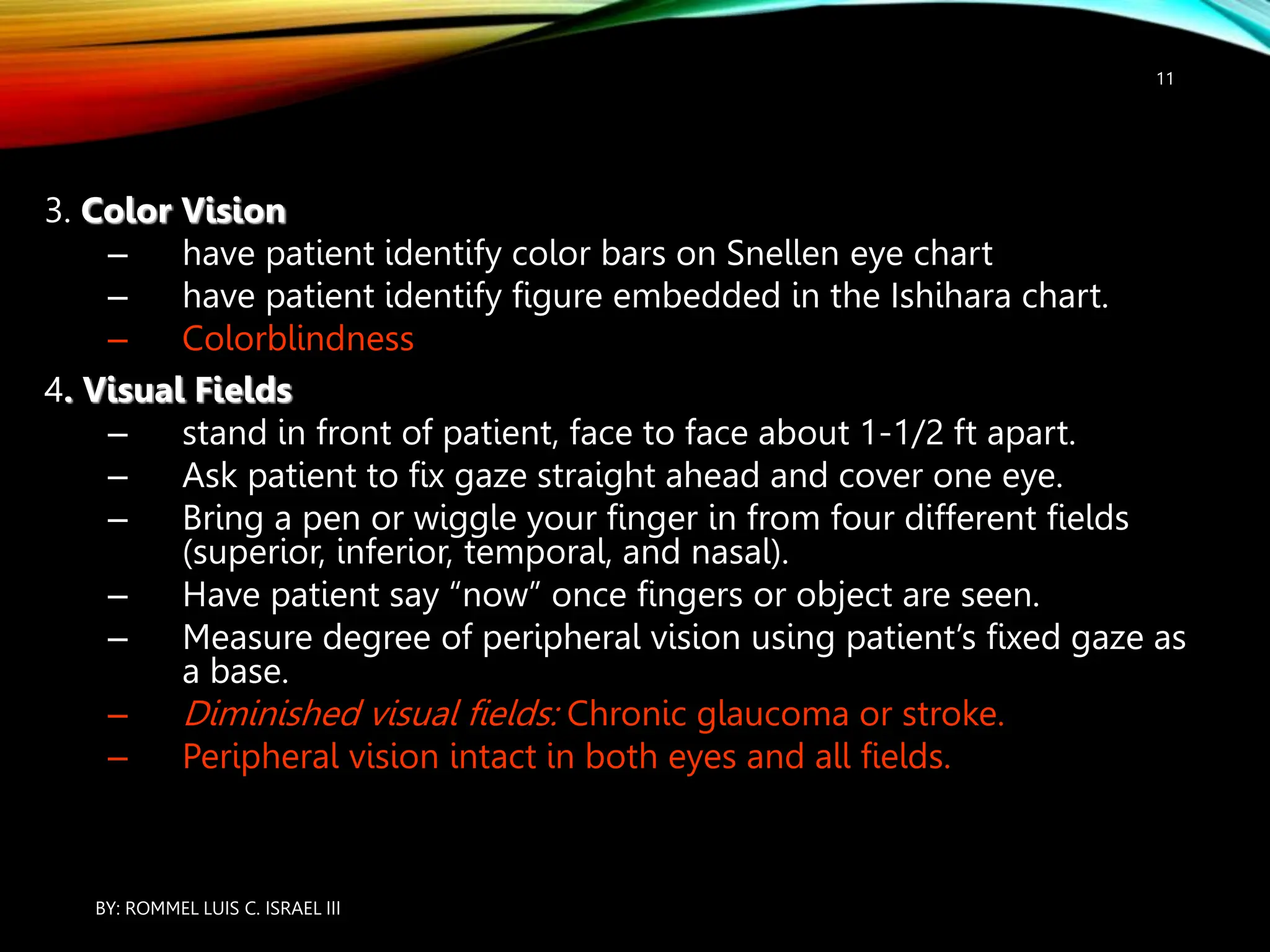 ASSESSMENT OF THE EYE (1)-Health Assessment.ppt