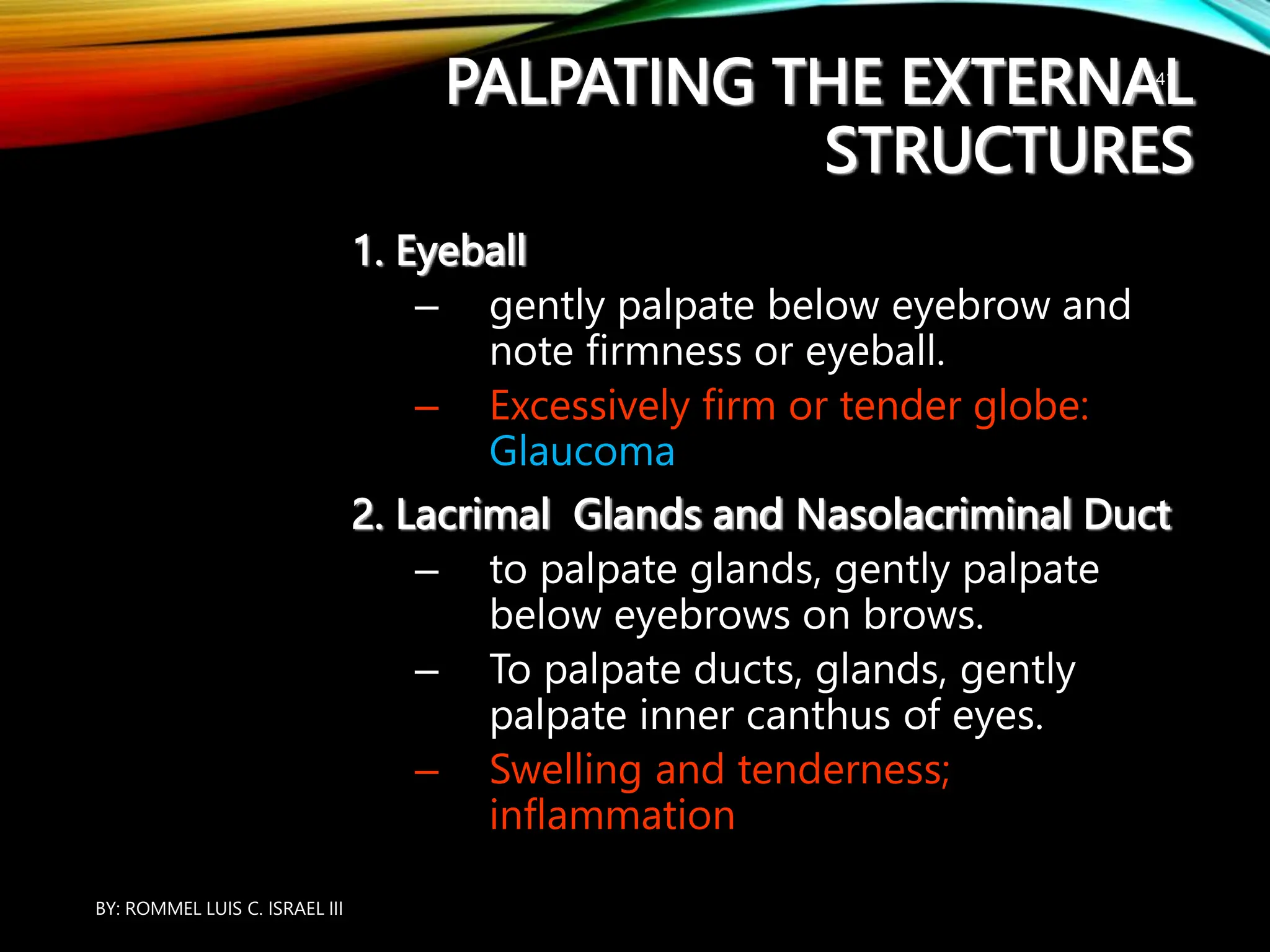 ASSESSMENT OF THE EYE (1)-Health Assessment.ppt
