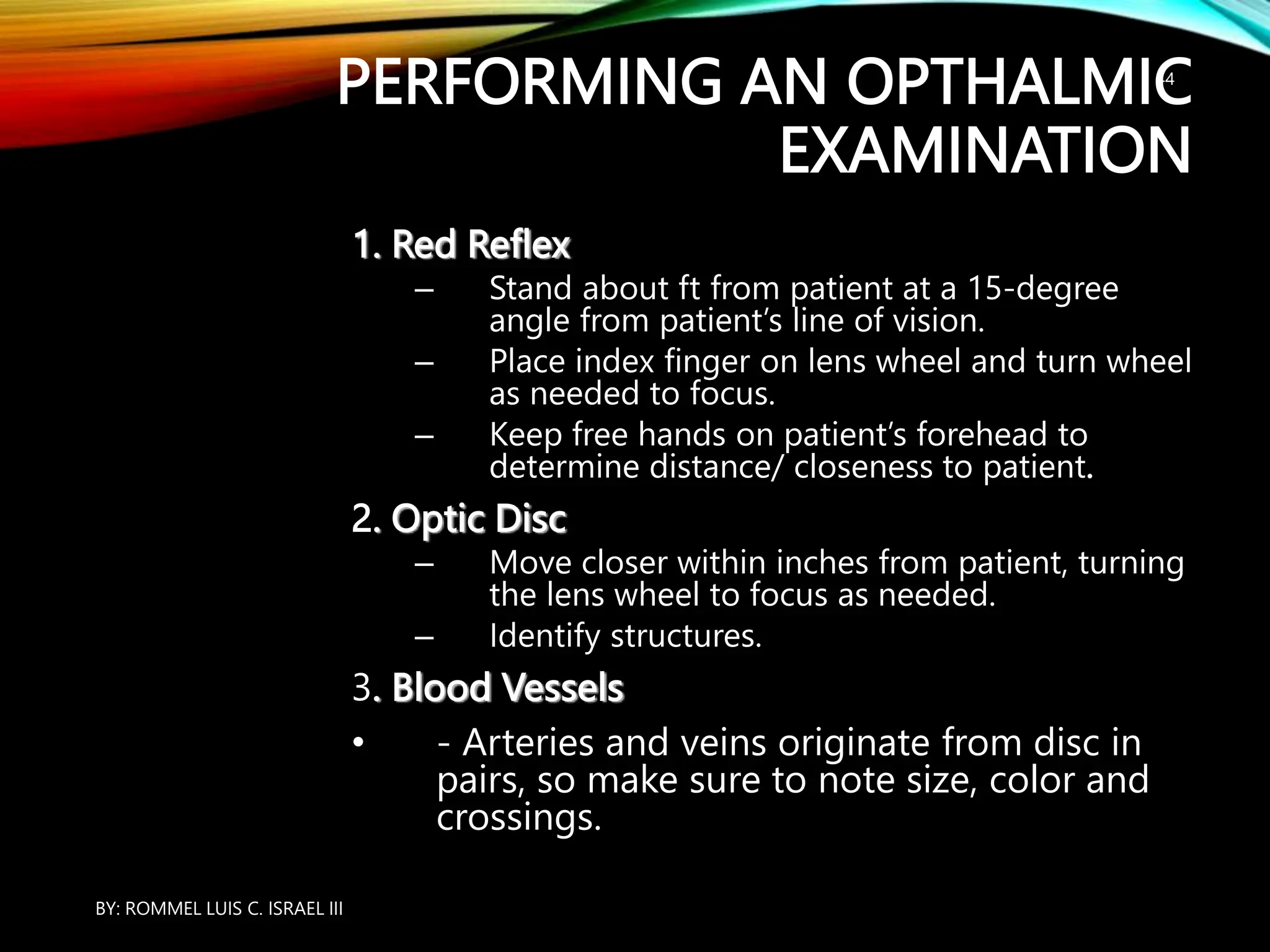 ASSESSMENT OF THE EYE (1)-Health Assessment.ppt
