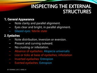 ASSESSMENT OF THE EYE (1)-Health Assessment.ppt