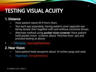 ASSESSMENT OF THE EYE (1)-Health Assessment.ppt