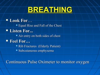 Assessment of the multiply injured patient o'connor | PPT