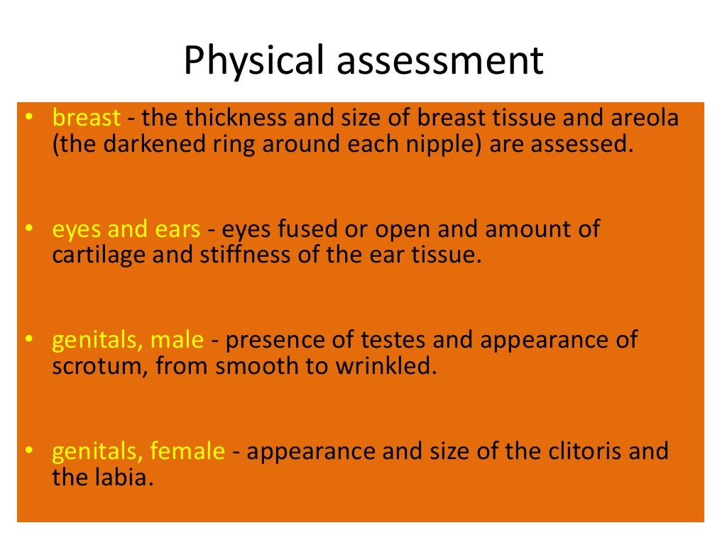 Assessment Of The New Born