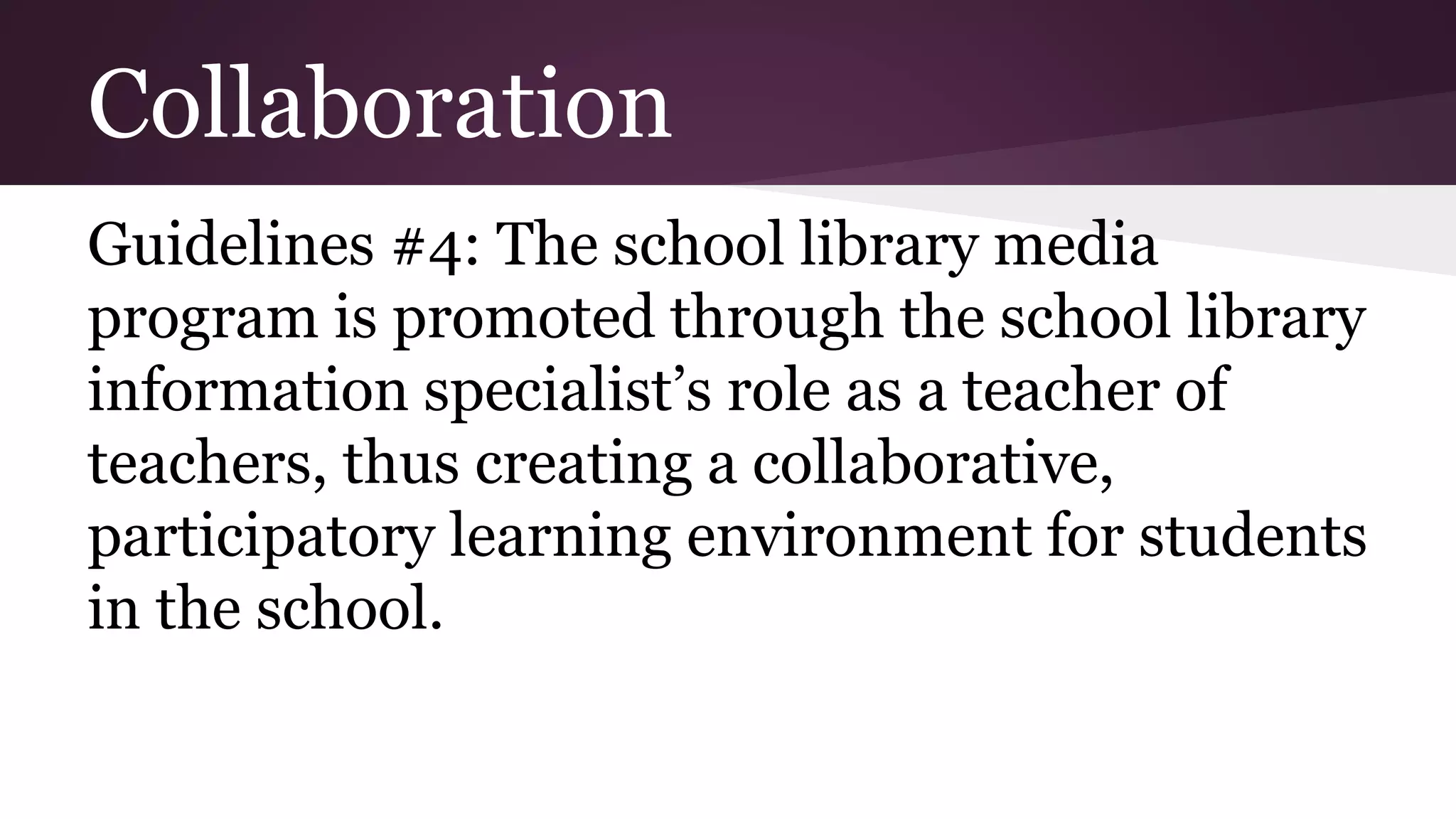 Assessment of School Library Program | PPT