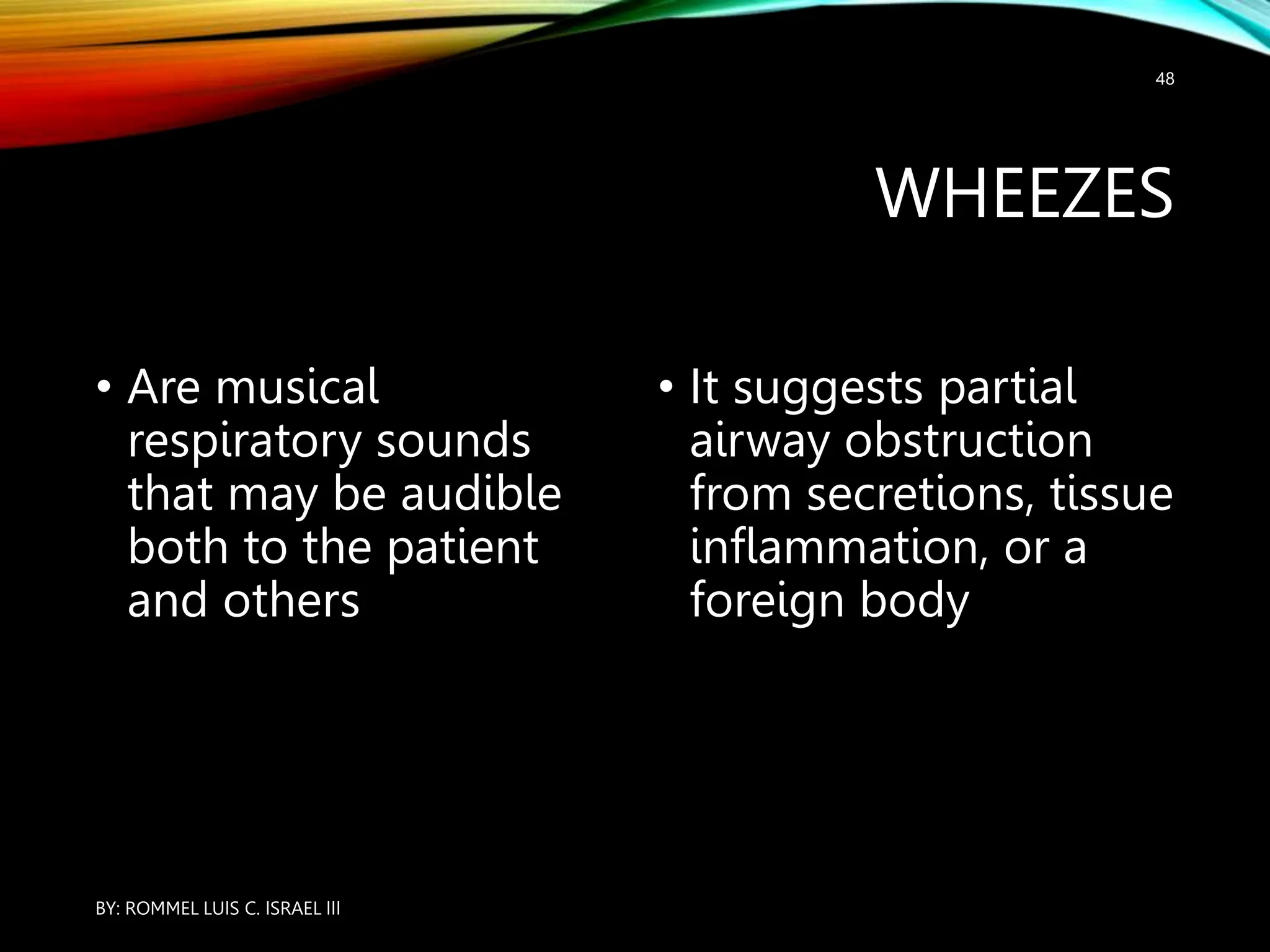 NURSING ASSESSMENT OF THE THORAX AND LUNGS.ppt