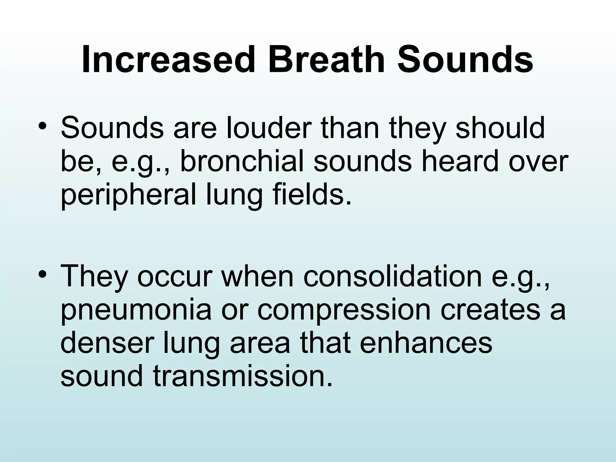 Assessment of the thorax and lungs 5 | PPT