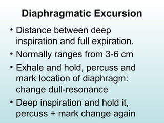 Assessment of the thorax and lungs 5 | PPT | Death, Injury, or Military ...