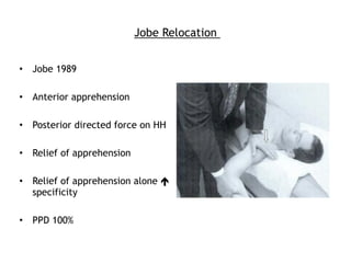Assessment of the unstable shoulder | PDF