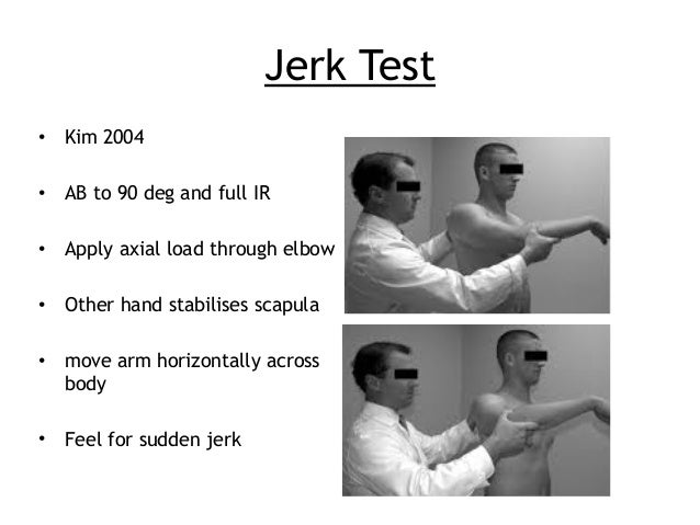 Assessment of the unstable shoulder
