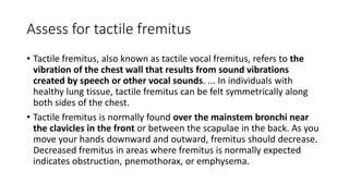 assessment of thorax.pptx | Lung and Respiratory Health | Diseases and ...