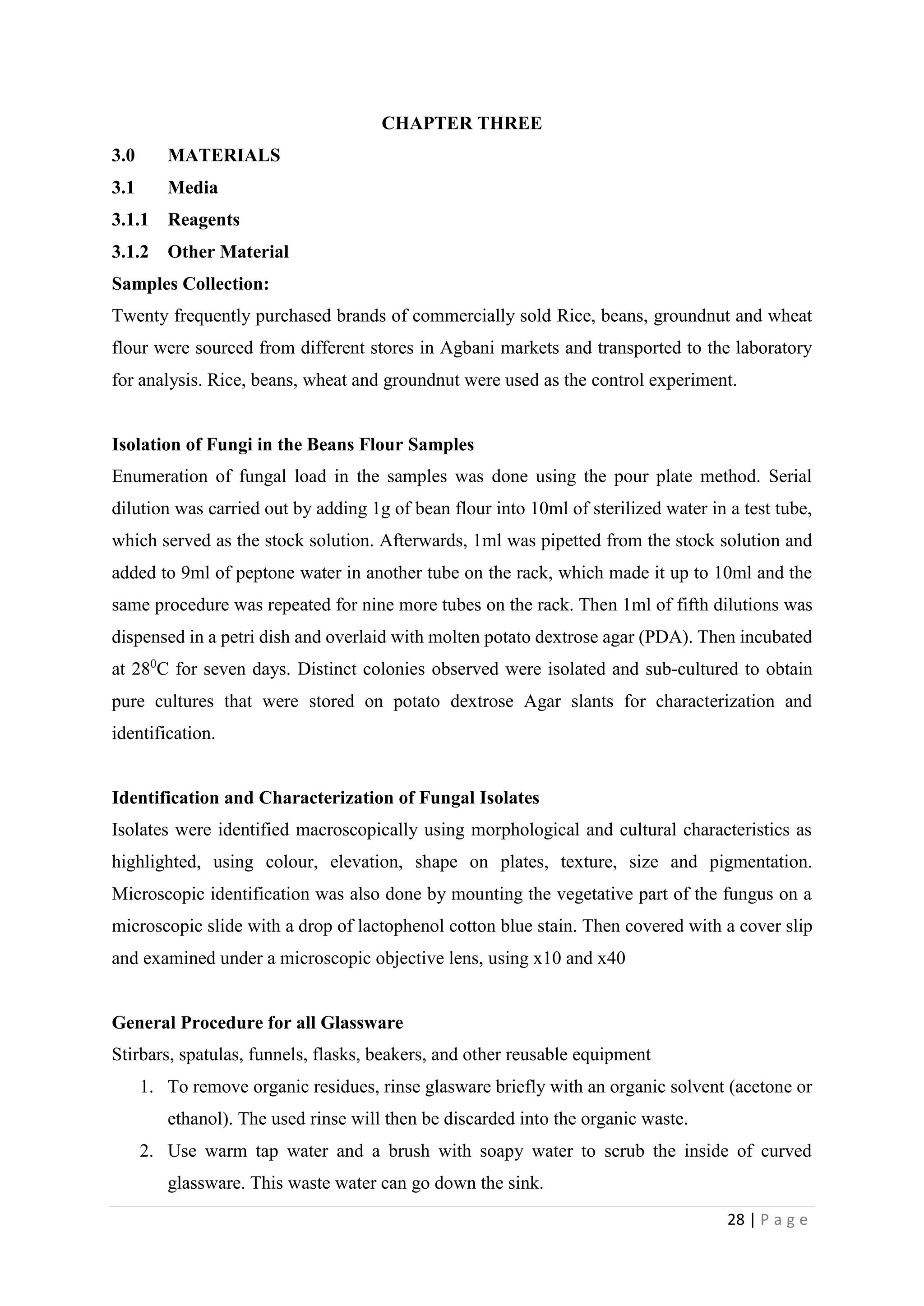 ASSESSMENT OF TOXIC PRODUCING FUNGI IN STORED GRAINS (RICE, BEANS ...