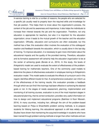 Assessment of Training Course with Reliance on Problem Solving Approach.pdf