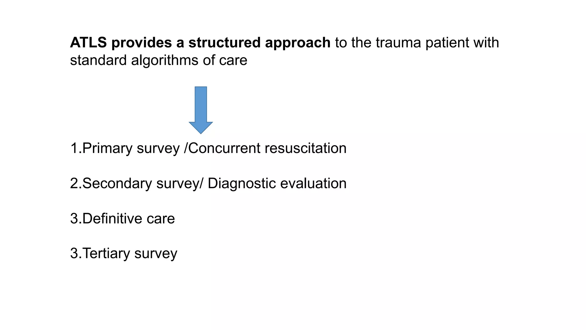 Assessment of trauma | PPTX