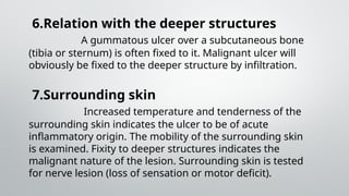 ASSESSMENT OF ULCER - in Clinical Surgery.pptx