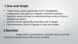 ASSESSMENT OF ULCER - in Clinical Surgery.pptx