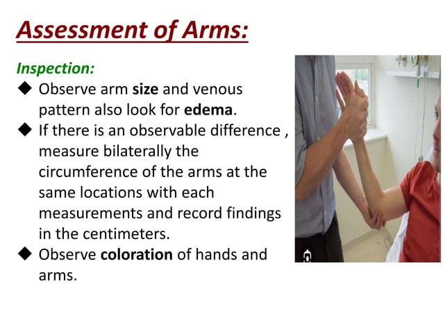 Assessment of peripheral vascular system | PPTX | Heart and ...