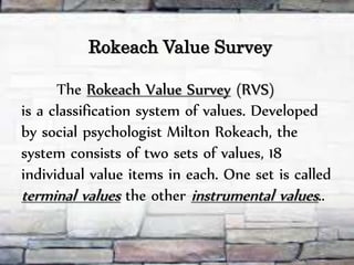 Assessment of values ppt | PPTX