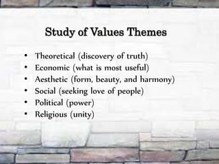 Assessment of values ppt | PPTX