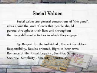 Assessment of values ppt | PPTX