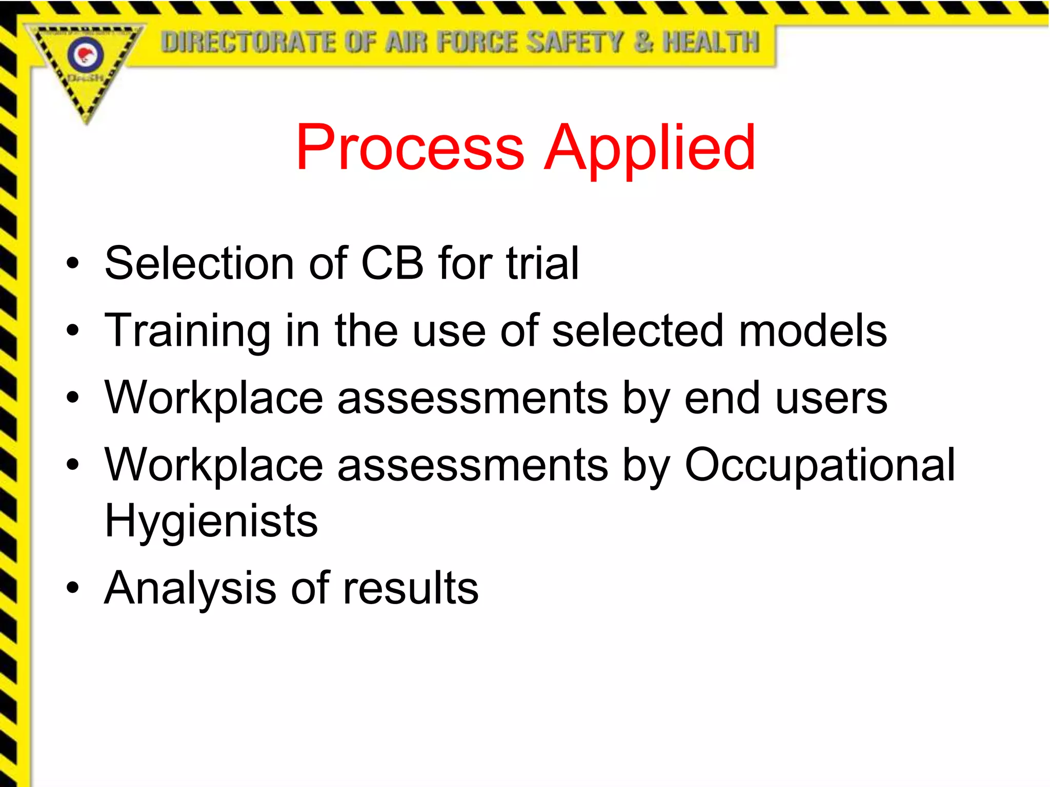 Assessment of various control band systems | PPT