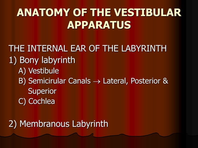 Assessment of vestibular function test | PPT | Brain and Nervous System ...